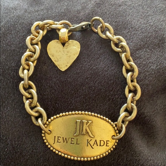 Jewel Kade | Other | Jewel Kade Gold Bracelet With Heart Clasp | Poshmark